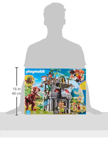 Playmobil Hidden Temple with T-Rex Building Set, Multi