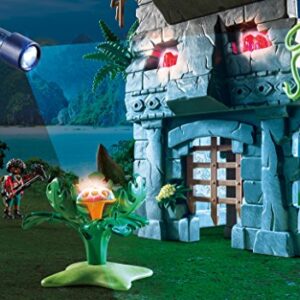 Playmobil Hidden Temple with T-Rex Building Set, Multi