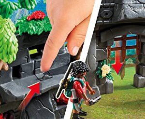 Playmobil Hidden Temple with T-Rex Building Set, Multi