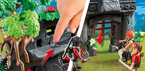 Playmobil Hidden Temple with T-Rex Building Set, Multi