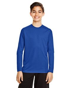 team 365 youth zone performance long-sleeve t-shirt m sport royal