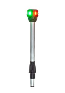 attwood bi-color lightarmor led navigation - pole light red-green - 10" - boat bi-color lightarmor led navigation - pole light nv6lc2-10-7 red-green - 10" - boat