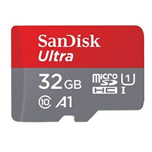 SanDisk Ultra 32GB Micro SD SDHC Memory Flash Card (5 Pack) UHS-I Class 10 SDSQUAR-032G-GN6MN Wholesale Lot Bundle with 5 Plastic Jewel Cases and Everything But Stromboli Card Reader