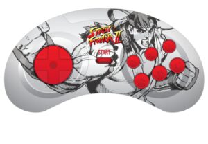 retro-bit street fighter genesis & usb dual link controller for pc, mac - sega genesis