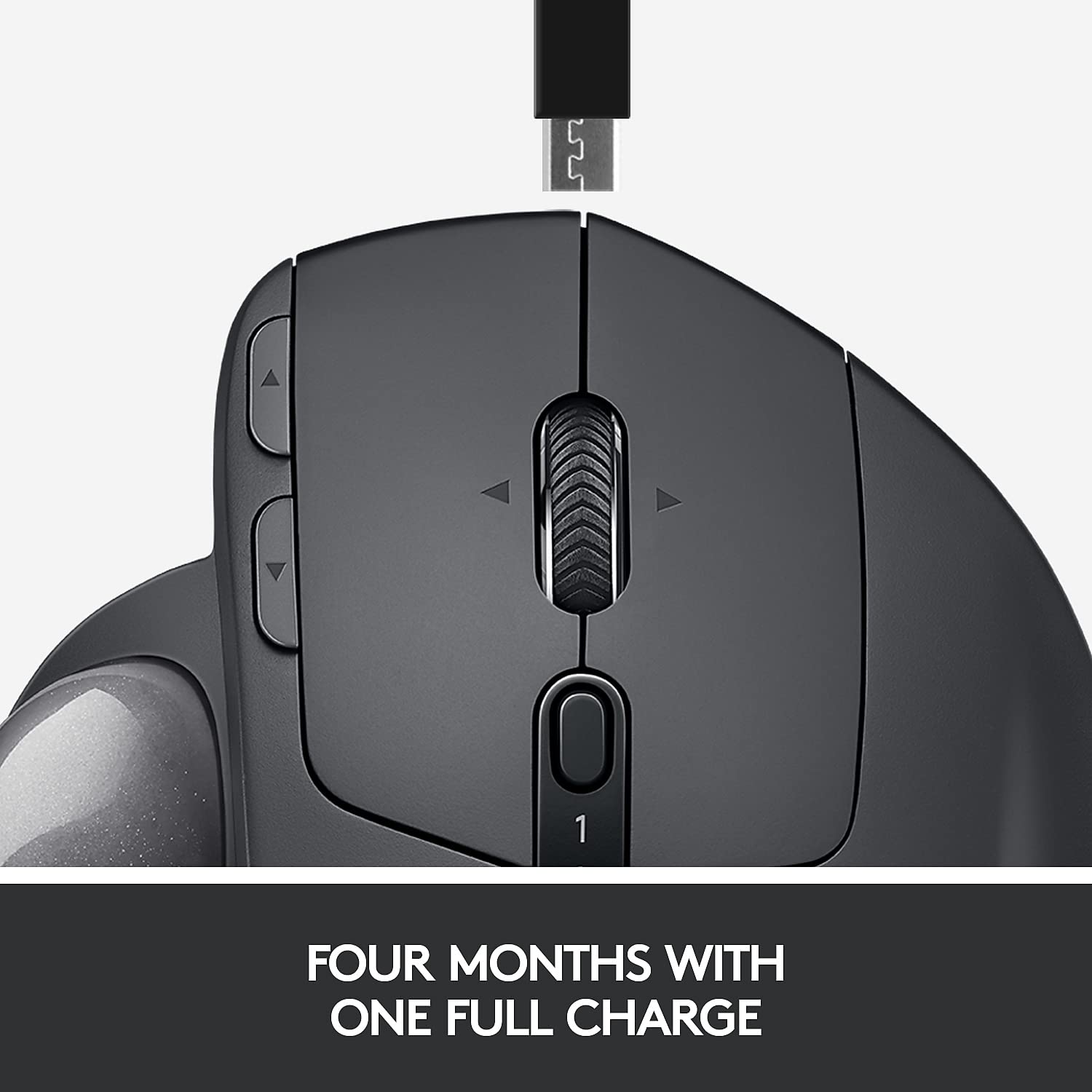 Logitech MX Ergo Plus Advanced Wireless Trackball for PC and MAC with Extra 10° Wedge