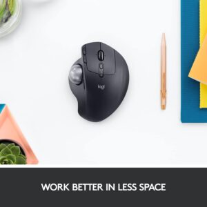 Logitech MX Ergo Plus Advanced Wireless Trackball for PC and MAC with Extra 10° Wedge