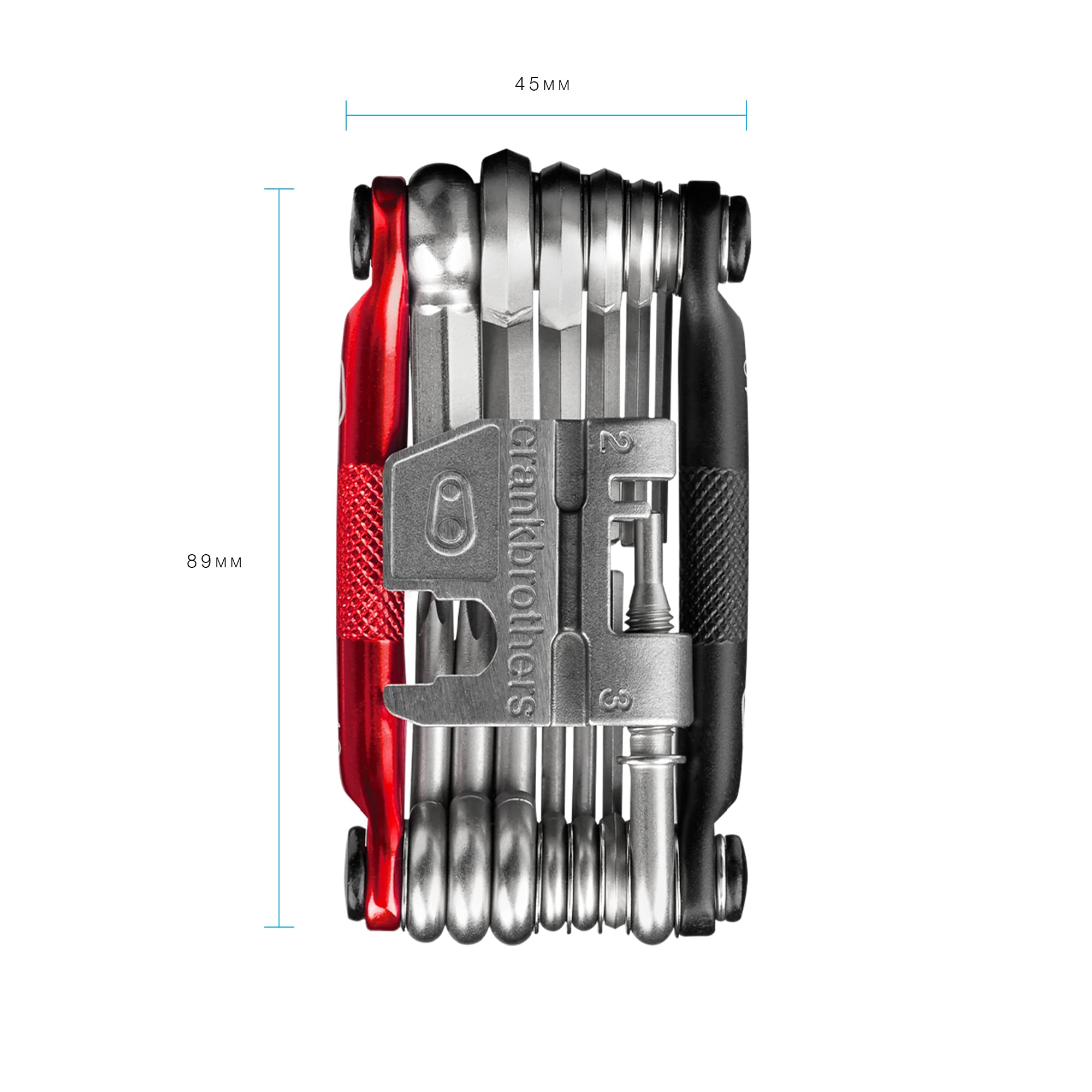 Crankbrothers Multi Tool M 19 Matte Black Red