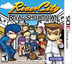 river city: rival showdown (limited riki keychain edition) - nintendo 3ds