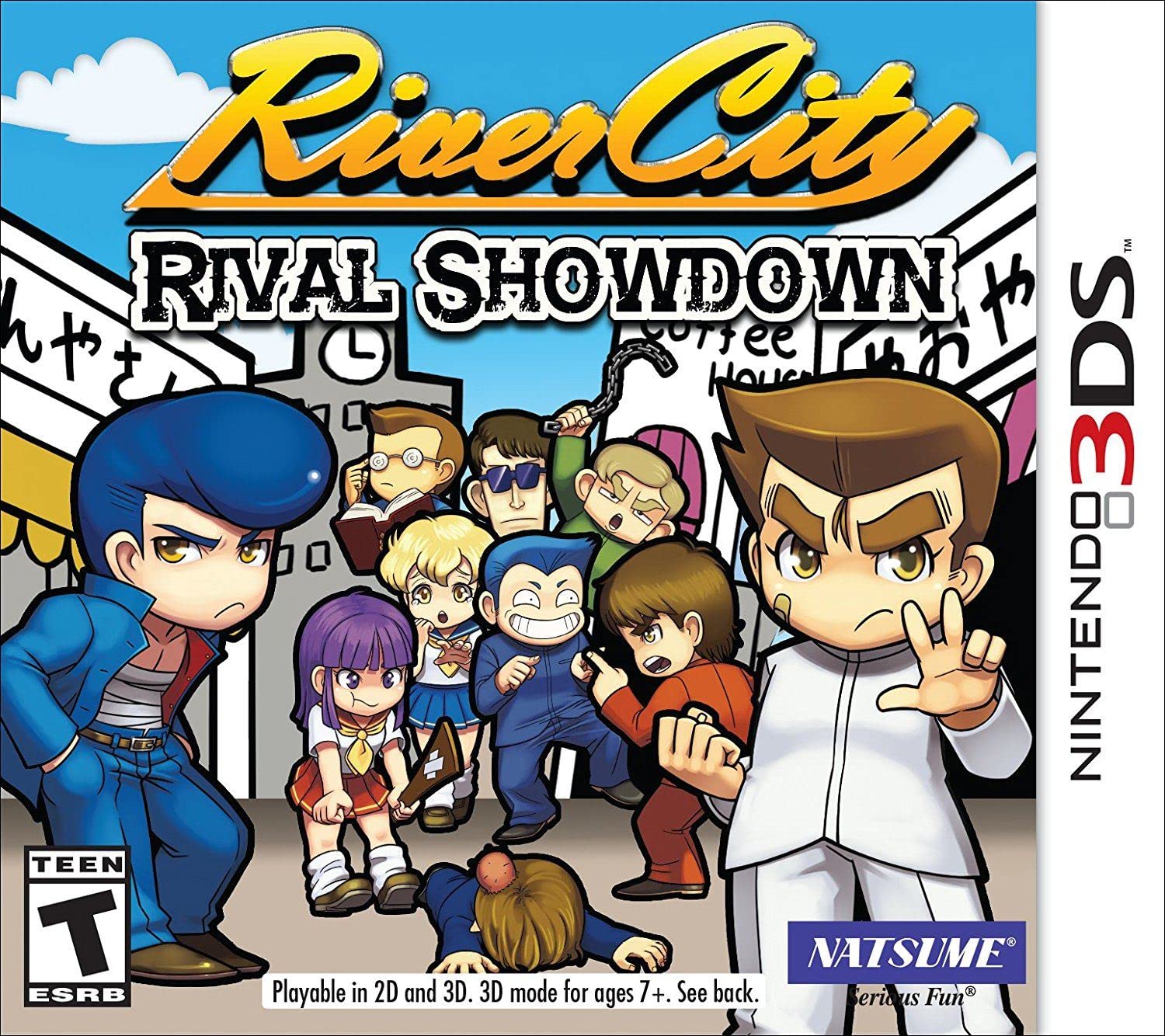 River City: Rival Showdown (Limited Riki Keychain Edition) - Nintendo 3DS