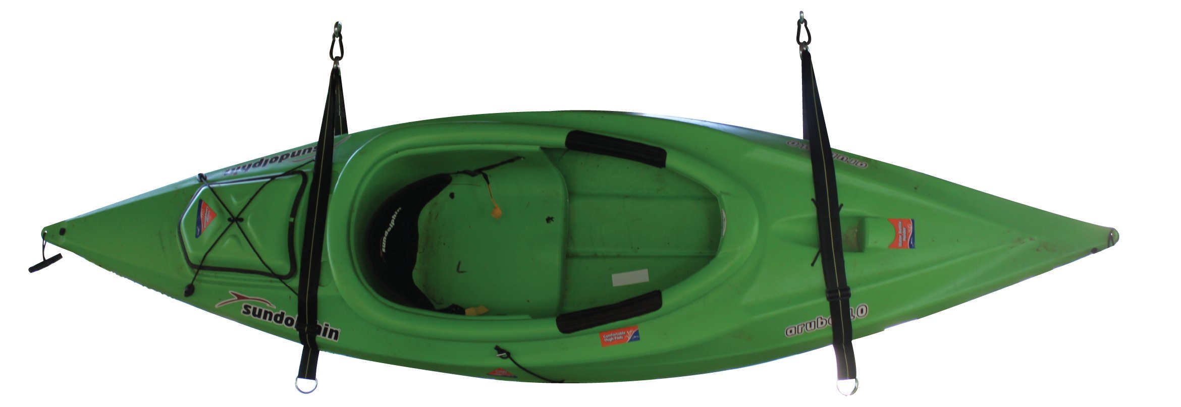 Cajun Tie Downs - Expandable & Adjustable Kayak Storage Hanging Kit