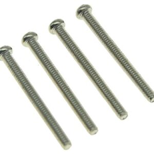 KAISH Pack of 20 American Thread Humbucker Pickup Height Screws Guitar Humbucker Pickup Screws with Springs for Gibson/EMG/Seymour Duncan/Dimarzio Nickel