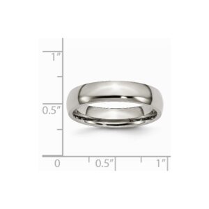 Sonia Jewels Size 7 - Titanium 5mm Polished Wedding Band