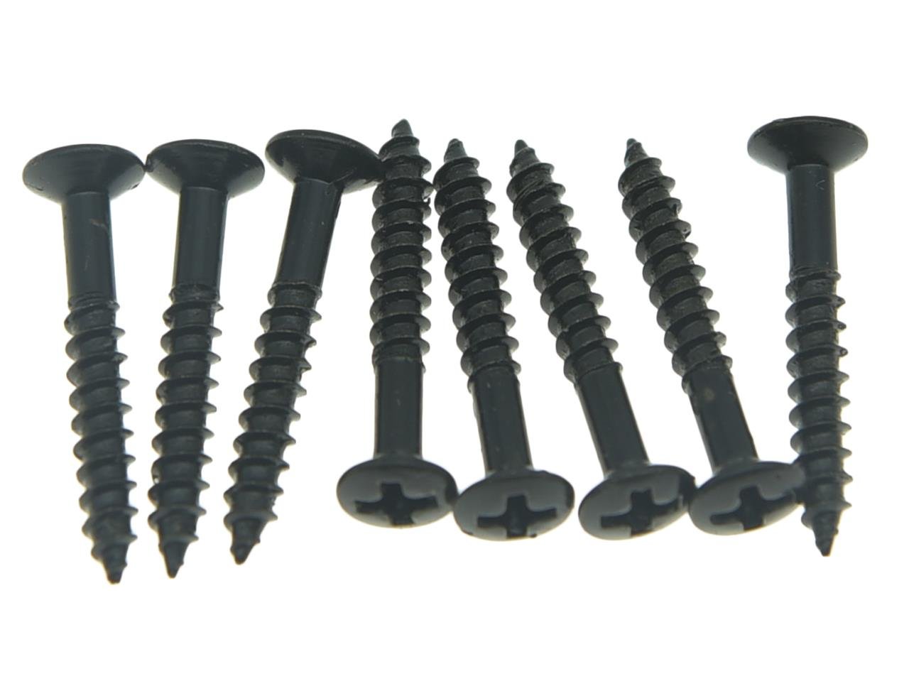 KAISH American Thread Humbucker Pickup Height Screws Humbucker Pickup Ring Pickup Surround Frame Mounting Screws Springs for Gibson/EMG/Seymour Duncan/Dimarzio Black