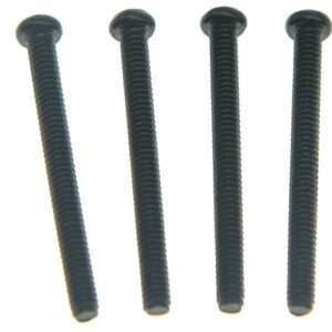 KAISH American Thread Humbucker Pickup Height Screws Humbucker Pickup Ring Pickup Surround Frame Mounting Screws Springs for Gibson/EMG/Seymour Duncan/Dimarzio Black