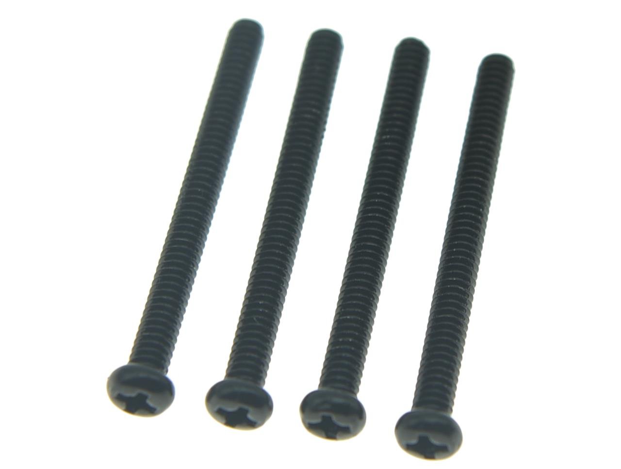 KAISH American Thread Humbucker Pickup Height Screws Humbucker Pickup Ring Pickup Surround Frame Mounting Screws Springs for Gibson/EMG/Seymour Duncan/Dimarzio Black