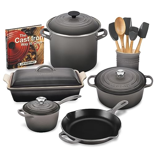 Le Creuset 16 Piece Cookware Set (Oyster)