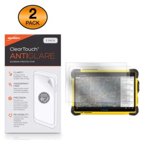 BoxWave Screen Protector Compatible with Trimble T10 - ClearTouch Anti-Glare (2-Pack), Anti-Fingerprint Matte Film Skin for Trimble T10