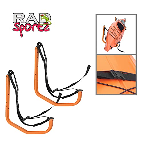 RAD Sportz Easy Hanger Kayak Rack and Stand-Up Paddle Board Holder Yellow Holds up to 125 Pounds