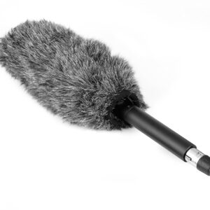 Movo WS-S1000 Furry Outdoor Deadcat Windscreen for Shotgun Microphones up to 7-inch (18cm) Long - Fits Rode VideoMic, NTG-2, Sennheiser ME66, Audio-Technica AT-897 and More