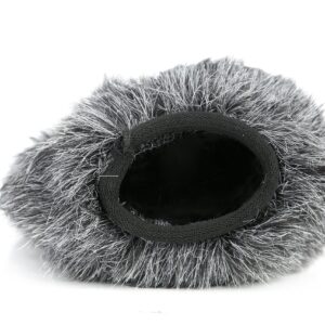 Movo WS-S1000 Furry Outdoor Deadcat Windscreen for Shotgun Microphones up to 7-inch (18cm) Long - Fits Rode VideoMic, NTG-2, Sennheiser ME66, Audio-Technica AT-897 and More