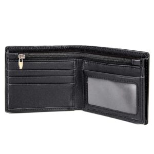 polare rfid blocking italian napa leather bifold wallet for men with gift box(medium)