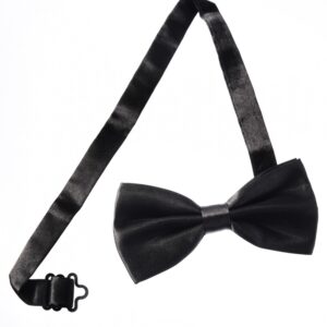 Sumind Men's Pre-Tied Bow Ties Tux Bowtie Adjustable Formal Neck Bowtie for Parties (Black, 1 Piece)