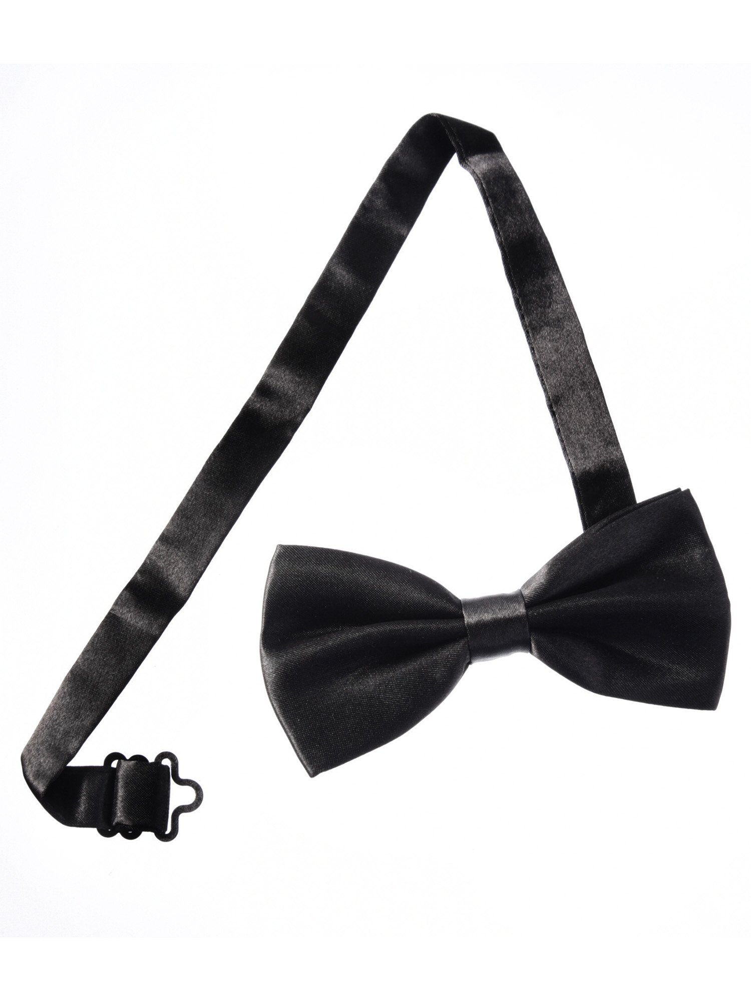 Sumind Men's Pre-Tied Bow Ties Tux Bowtie Adjustable Formal Neck Bowtie for Parties (Black, 1 Piece)