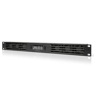 ac infinity cloudplate t1, rack mount fan panel 1u, exhaust airflow, for cooling av, home theater, network 19” racks