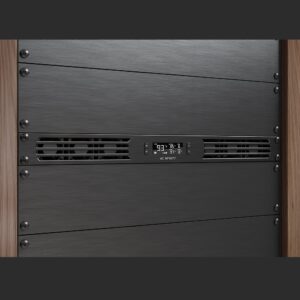 AC Infinity CLOUDPLATE T1, Rack Mount Fan Panel 1U, Exhaust Airflow, for Cooling AV, Home Theater, Network 19” Racks