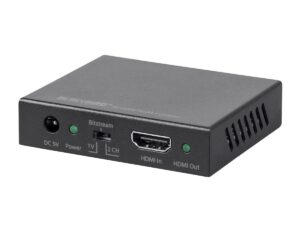 monoprice blackbird 4k hdmi audio extractor - 18gbps, hdcp 2.2, 4k@60hz, ycbcr 4:4:4, digital and analog out