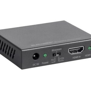 Monoprice Blackbird 4K HDMI Audio Extractor - 18Gbps, HDCP 2.2, 4K@60Hz, YCbCr 4:4:4, Digital And Analog Out