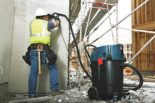 BOSCH VAC140AH Portable 14 Gallon Dust Extractor with Auto Filter Clean and HEPA Filter