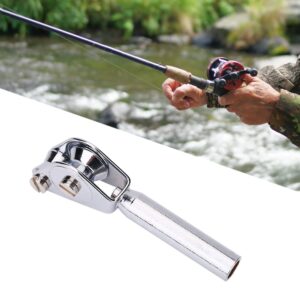 VGEBY Fishing Rod Tip-top Double Roller 5/6/7/8mm Inner Diameter for Boat Fishing Trolling (8#) Roller Rod Tip Fishing Rod Tip