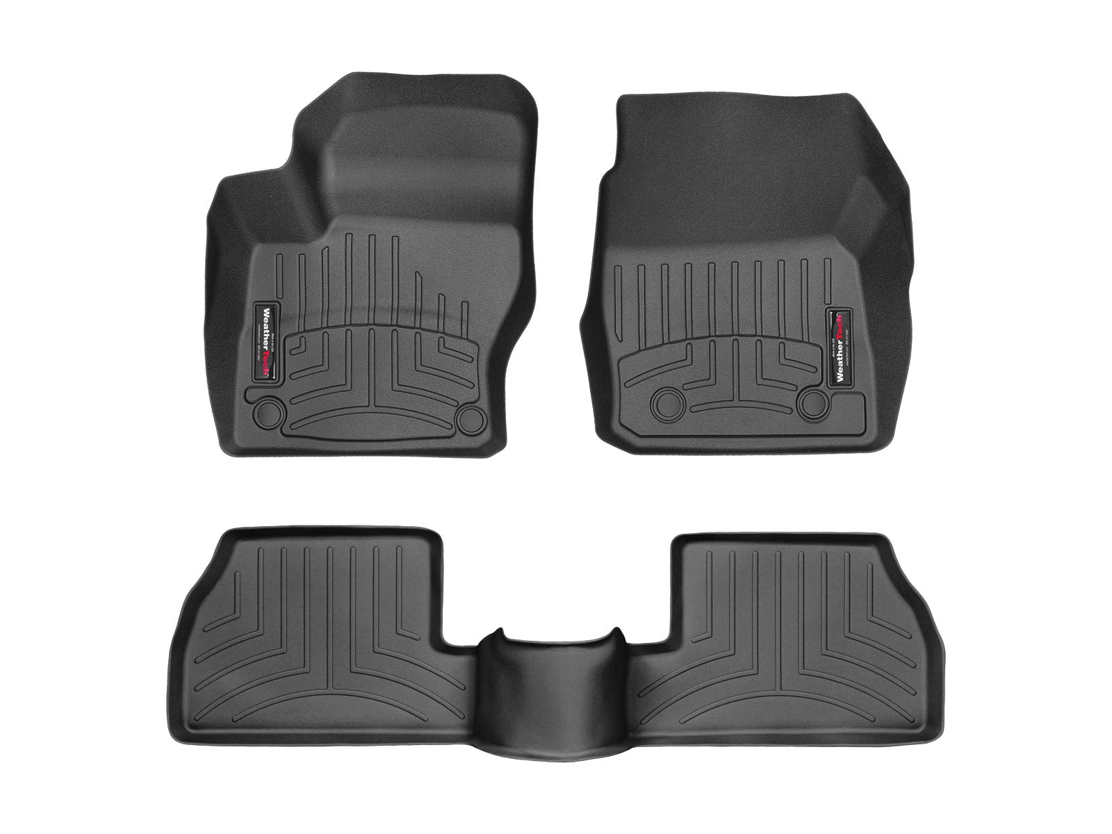 WeatherTech Custom Fit FloorLiners for Ford Focus RS - 1st & 2nd Row (449791-440752), Black