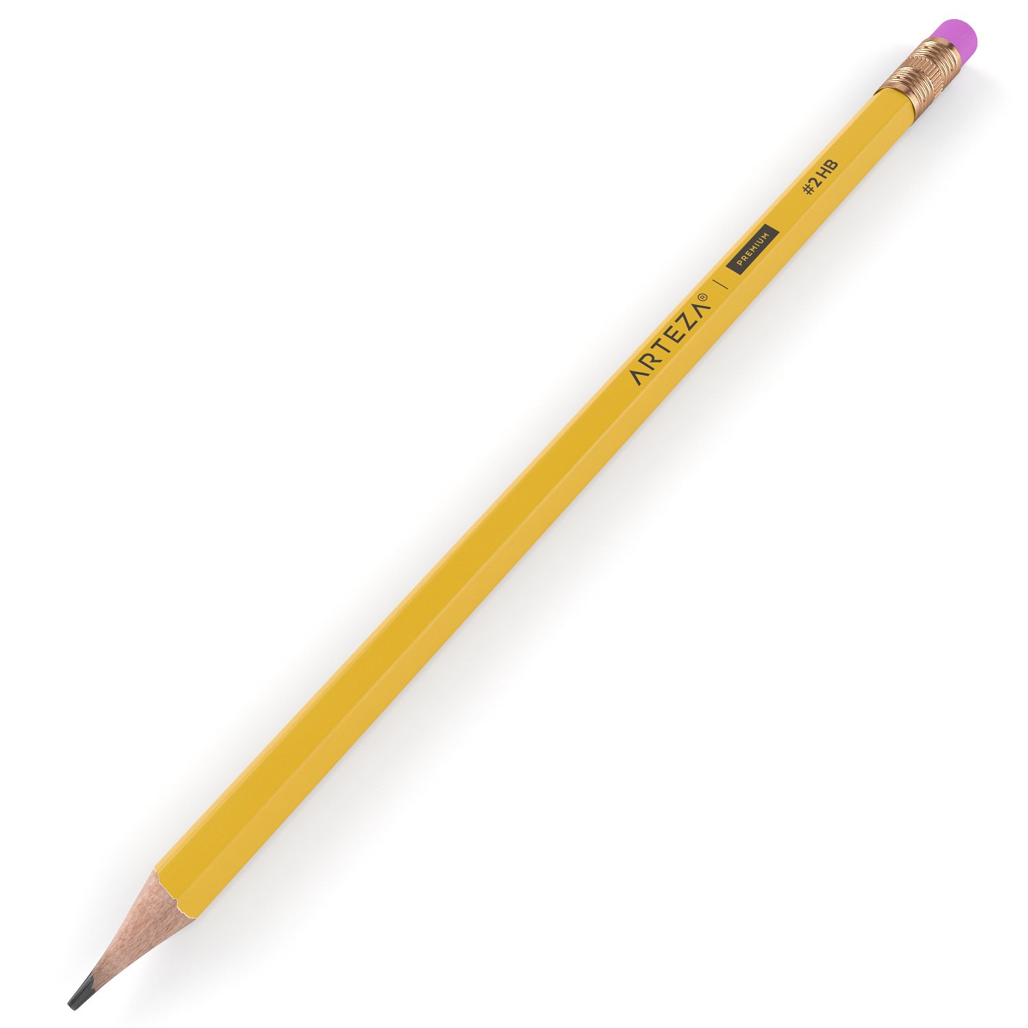 ARTEZA HB Pencils #2, Pack of 180, Wood-Cased Graphite Pencils in Bulk, Pre-Sharpened, Office and School Supplies for Exams, Classrooms, Students