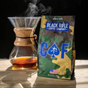 Black Rifle Coffee Company CAF, Medium Roast Ground Coffee, 12 OZ Bag