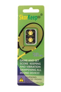 skorkeep - tennis score keeping and vibration dampening in one device!