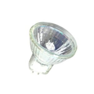 10 qty. halco 20w mr11 fl 12v gu4 prism ftd mr11ftd/l 20w 12v halogen flood w/lens lamp bulb