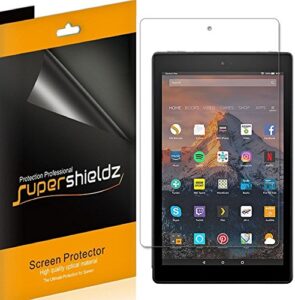 supershieldz (3 pack) anti-glare (matte) screen protector designed for fire hd 10 tablet 10.1 inch (9th generation 2019 release and 7th generation 2017 release)