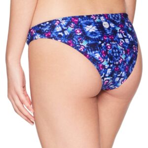 TYR Women's Santa Cruz Blake Mini Bikini Bottom, Navy/Purple, Medium