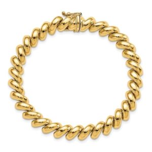 Diamond2Deal 14k Yellow Gold San Marco Bracelet For Women