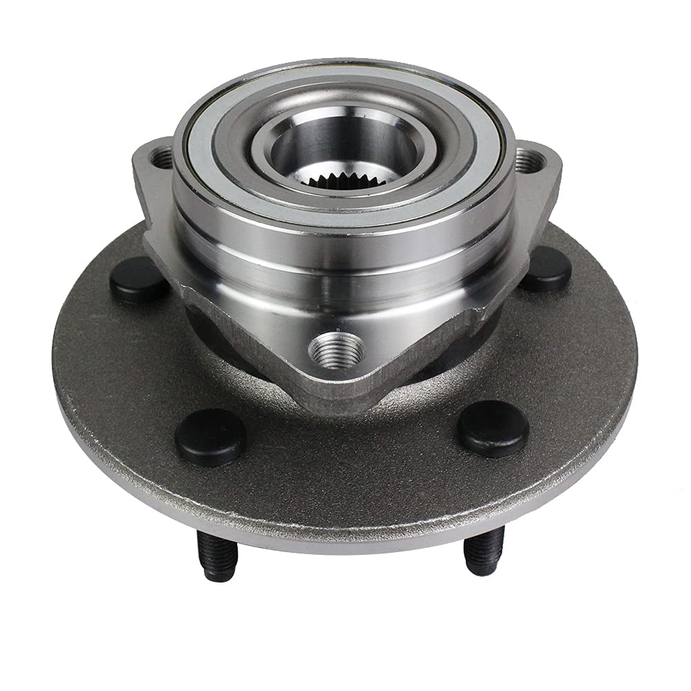 Autoround 515017 Front Wheel Hub and Bearing Assembly Replacement for 97-00 Ford F-150 with 4x4 4WD 5-Lug 2-Wheel ABS