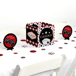 big dot of happiness las vegas - casino party centerpiece & table decoration kit