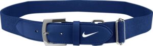 nike 2.0 youth baseball belt navy | white