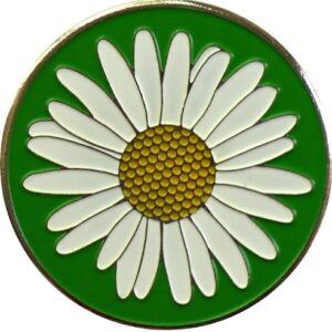 Putter Mounted Divot Tool and Ball Marker - Daisy