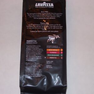 Lavazza 7511 Perfetto Ground Coffee, Espresso Roast, 12 oz Bag