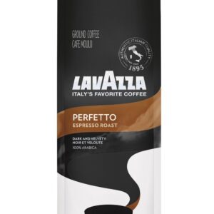 Lavazza 7511 Perfetto Ground Coffee, Espresso Roast, 12 oz Bag