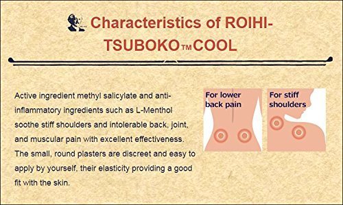 The ROIHI-TSUBOKO Cool-Type Plaster. Cool Relief