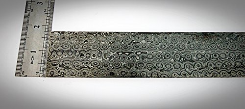 Poshland BLD-57 Damascus Steel bars - RAINDROP Pattern