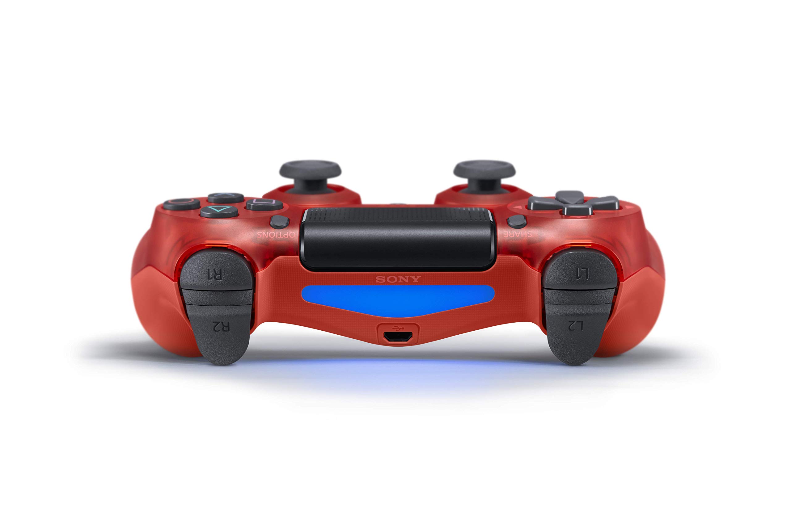 Sony Dualshock 4 Wireless Controller for PlayStation 4 - Red CRYSTAL - PlayStation 4